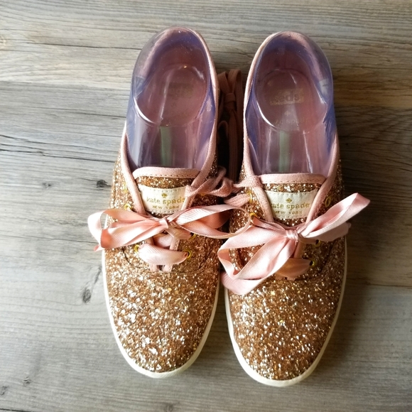 kate spade | Shoes | Keds Kate Spade New York Collab Sparkle Glitter ...